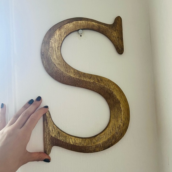 Accents | Vintage Wooden Letter S Wall Decor | Poshmark